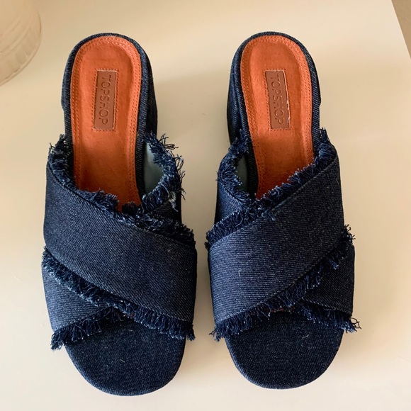 Topshop | Shoes | Topshop Slides | Poshmark